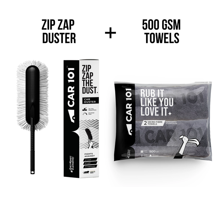 Zip Zap Duster + 2 500 GSM Towels – Car101