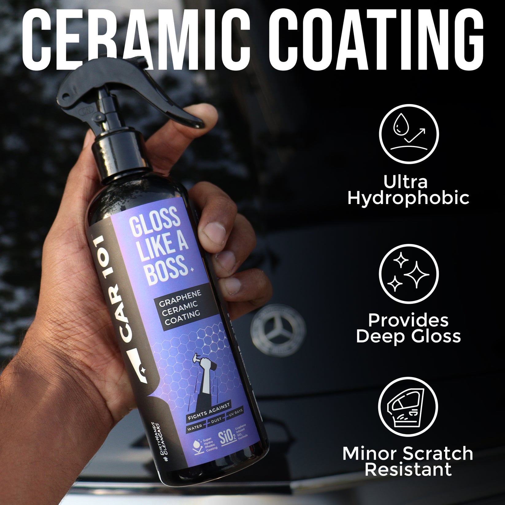 Ceramic Coating - Graphene Ceramic Spray Coating 300ml | CAR101 – Car101